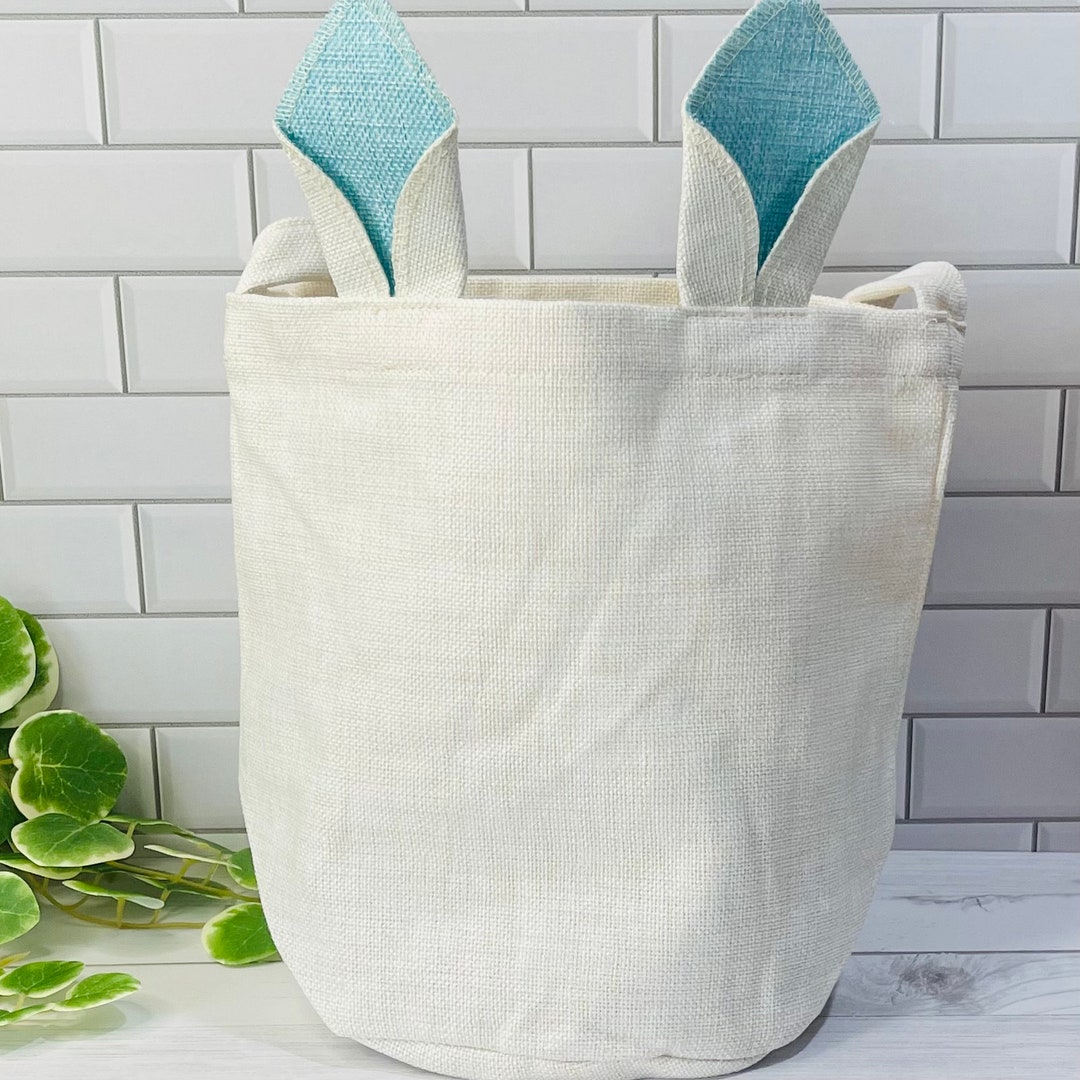 Sublimation Linen Easter Basket - Easter Bunny Bags or Baskets ...