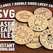 Lucky Coins SVG Laser Cut Files for Glowforge - Artwork Vector File ...