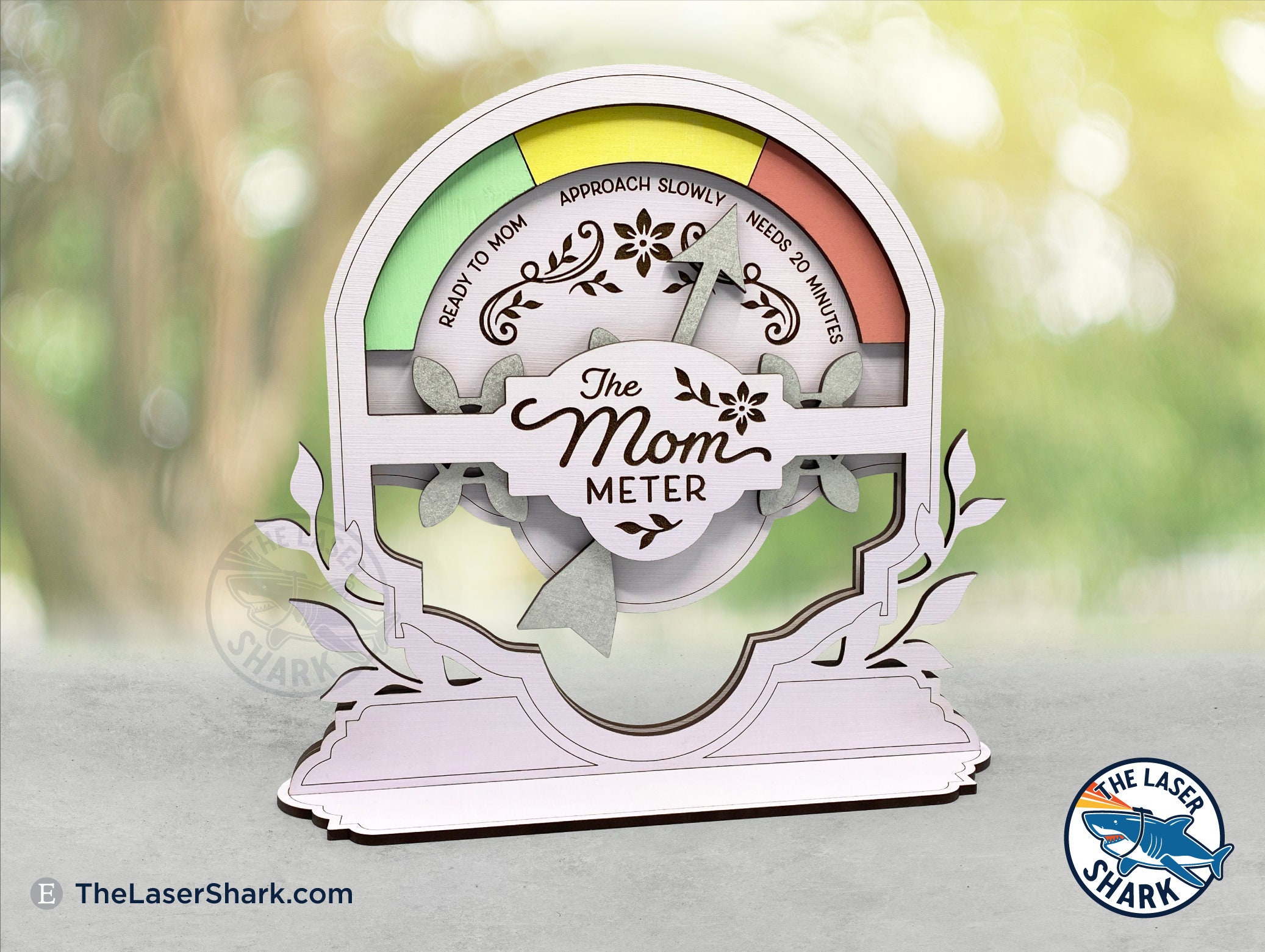MOM METER Tabletop Customizable SVG Laser Cut Files for - Etsy Australia
