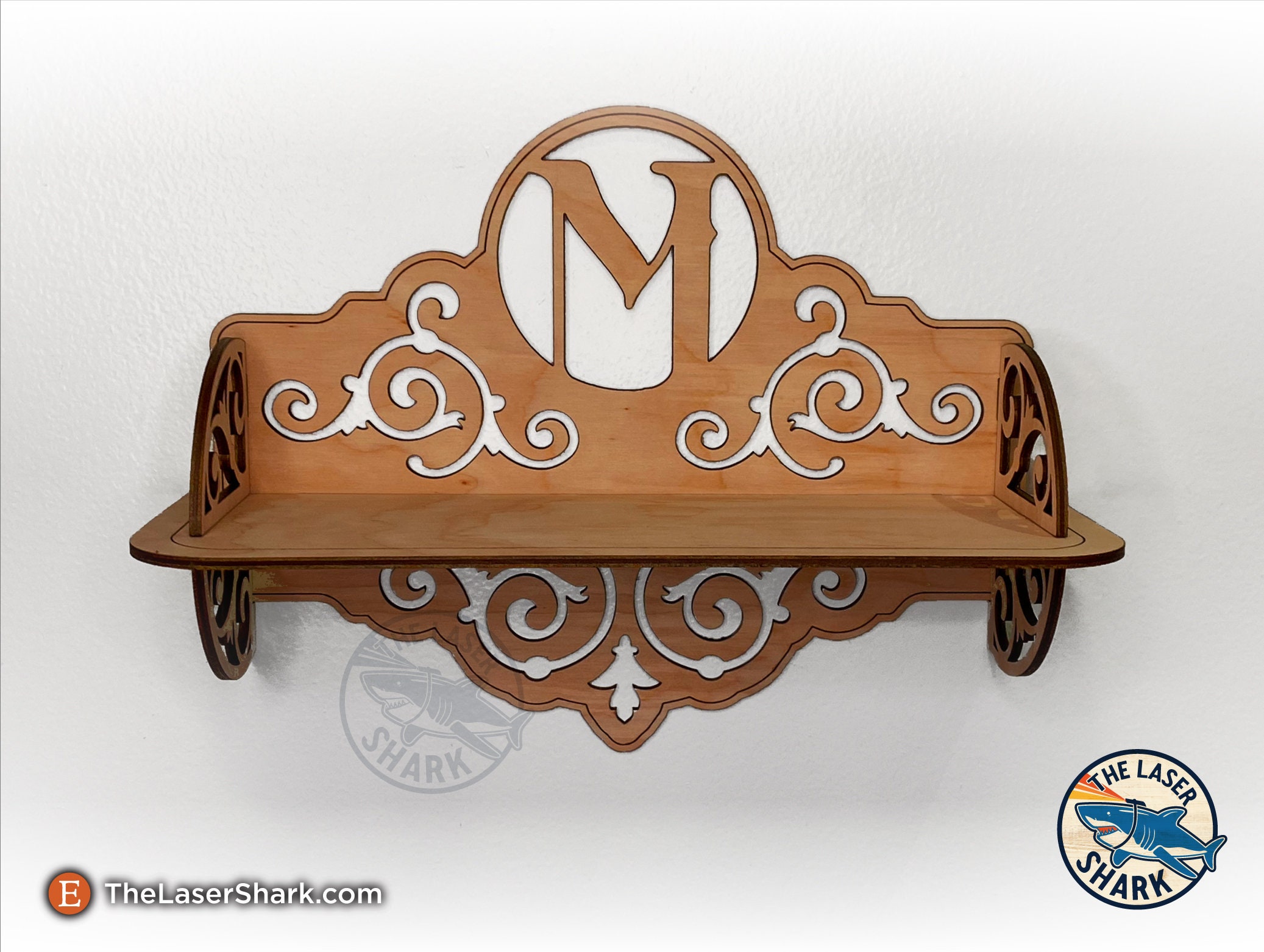 Monogram Shelves SVG Laser Cut Files for Glowforge Laser - Etsy Canada
