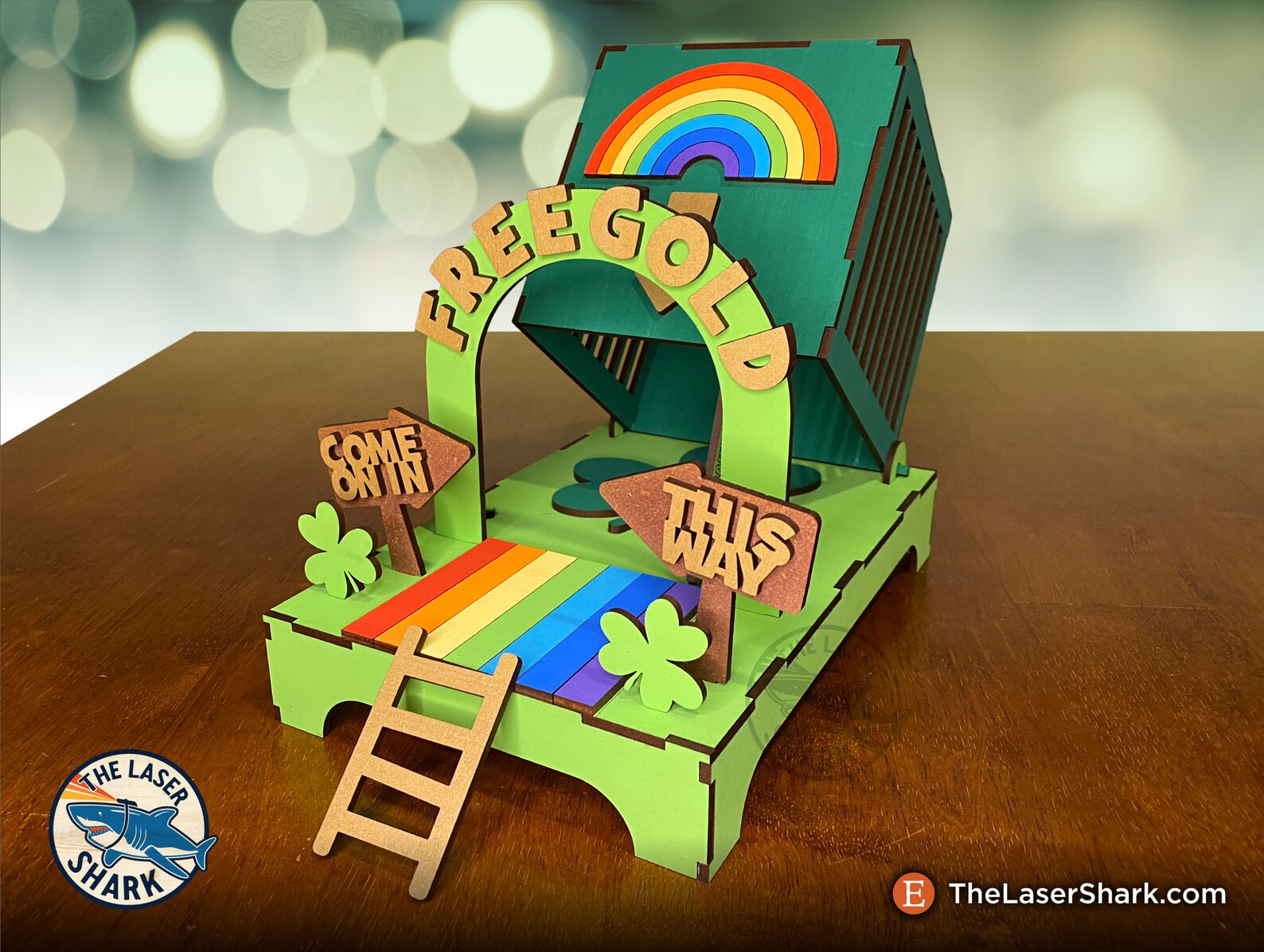 Leprechaun Trap SVG Laser Cut Files for Glowforge Artwork - Etsy