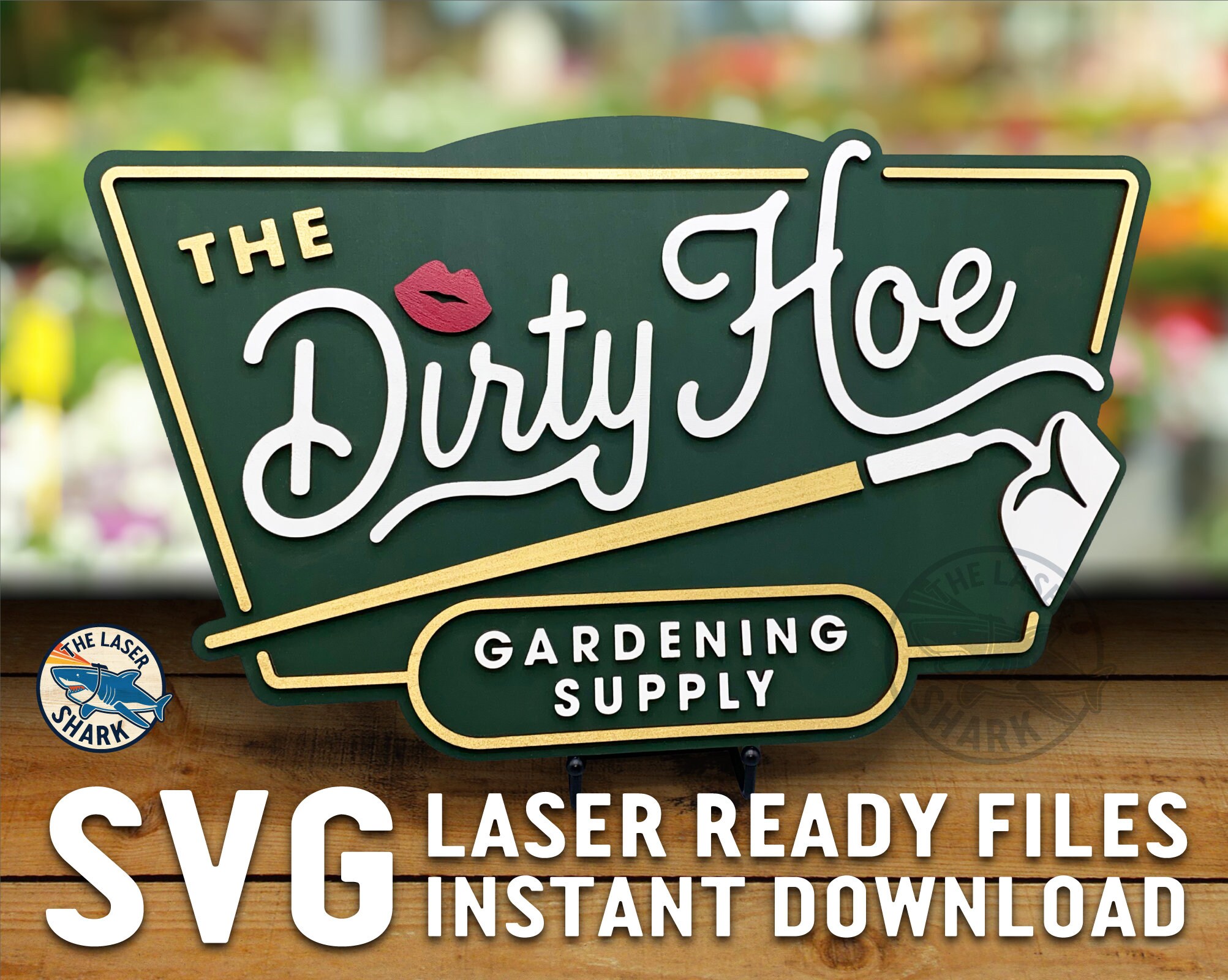 The Dirty Hoe Sign SVG Laser Cut Files Glowforge Cutter - Etsy Canada