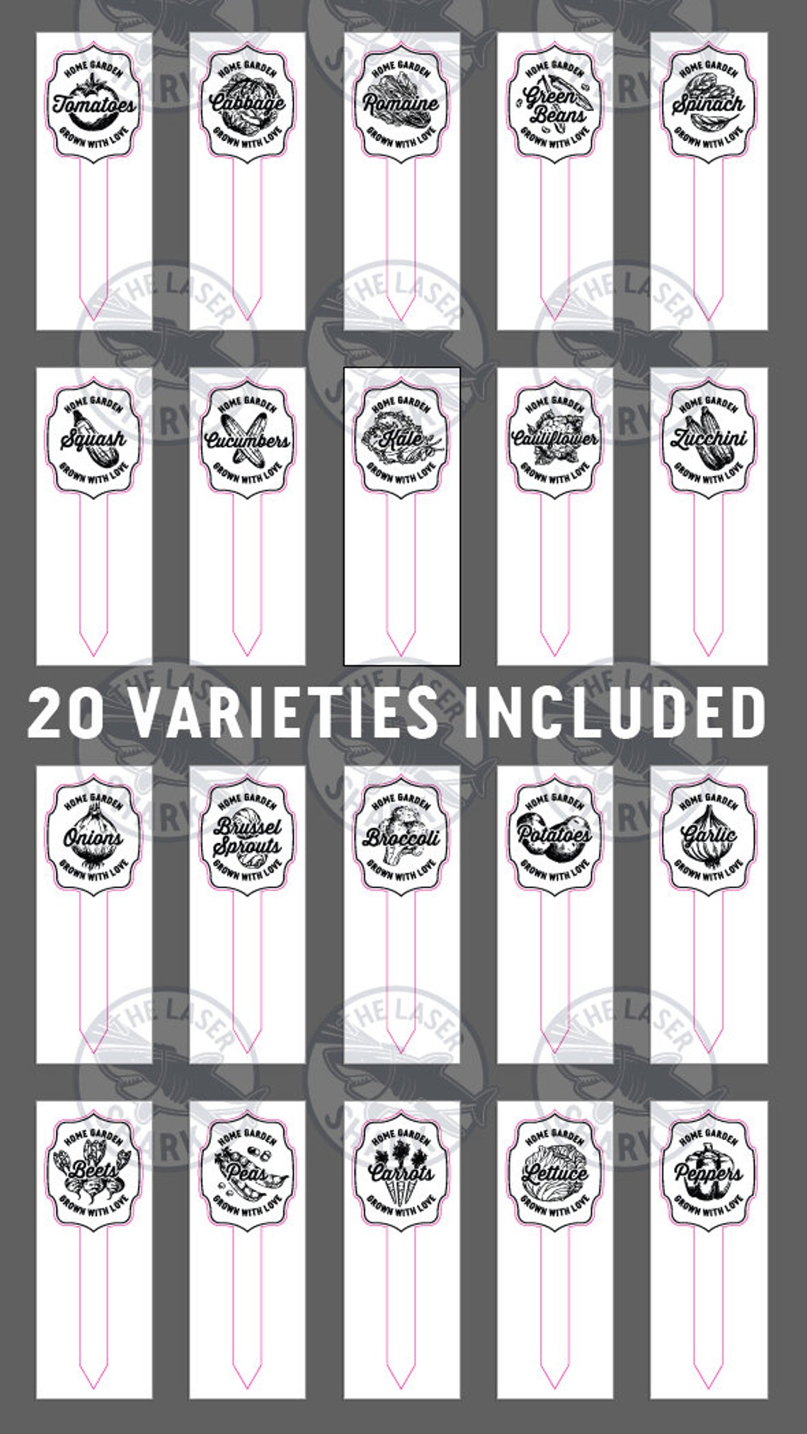 Home Garden Markers SVG Laser Cut Files for Glowforge - Laser Cutter ...