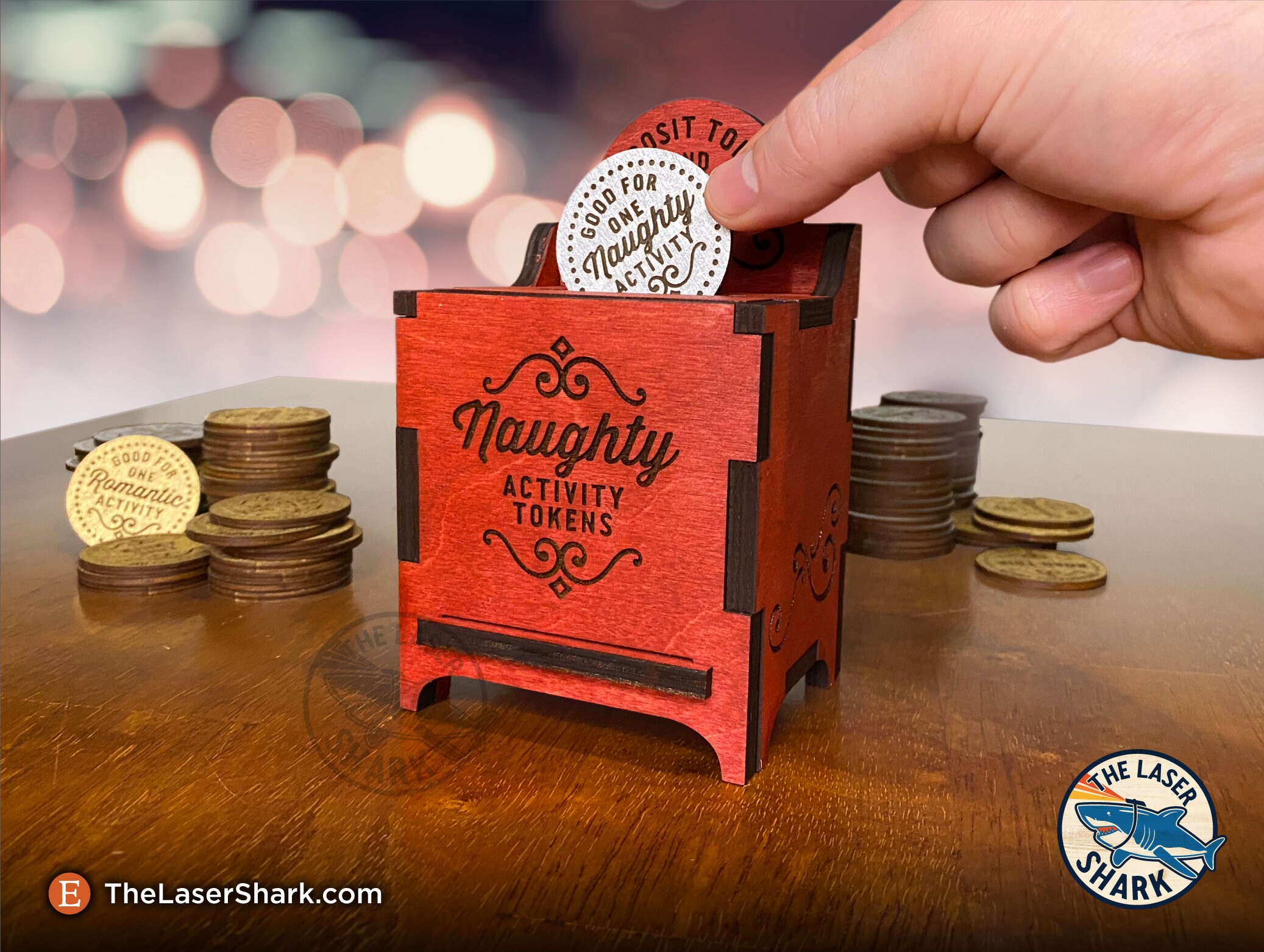 Token Boxes Naughty & Romantic SVG Laser Cut Files for - Etsy