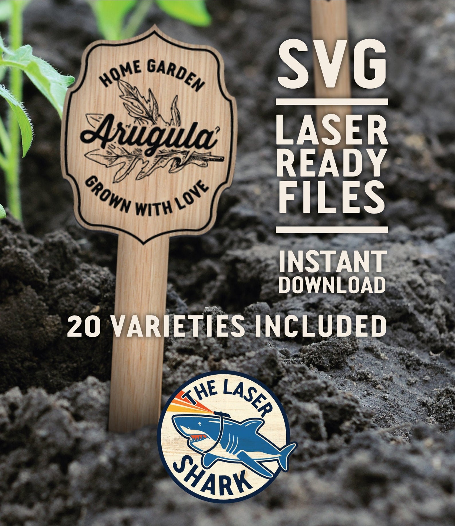 Home Herb Garden Markers SVG Laser Cut Files for Glowforge - Laser ...