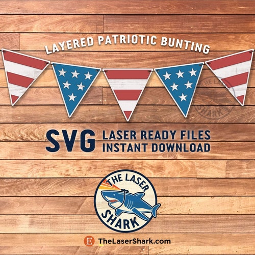 Folded American Flag SVG Laser Cut Files for Glowforge Laser - Etsy