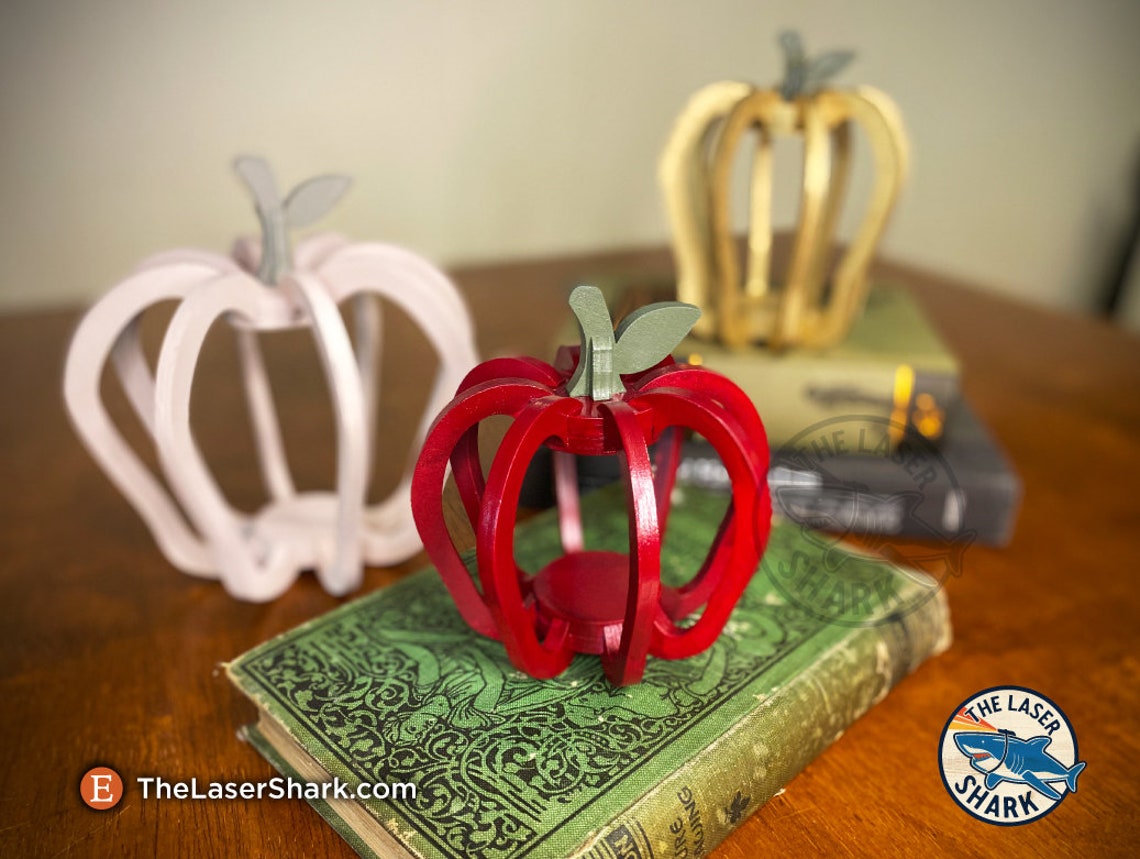 Ring Apples SVG Laser Cut Files for Glowforge Laser Cutter - Etsy