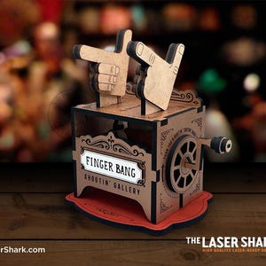 Finger Bang Toy - SVG Laser Cut Files - Glowforge Cutter Artwork ...