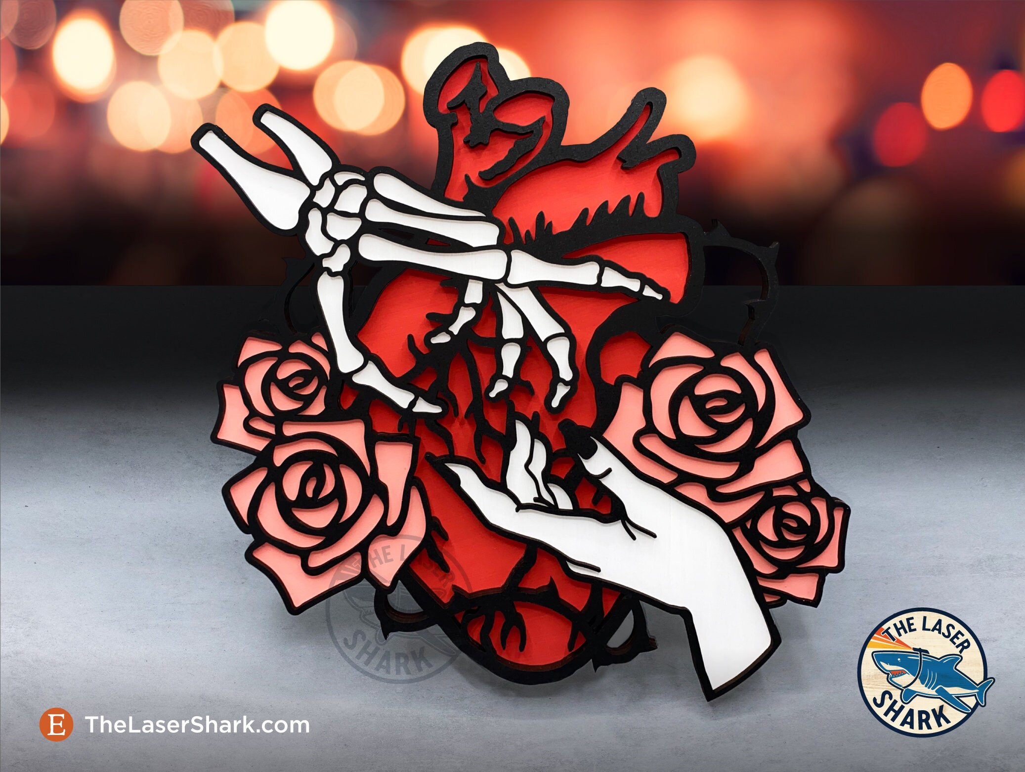 Never-ending Love Artwork- SVG Laser Cut Files for Glowforge Laser ...