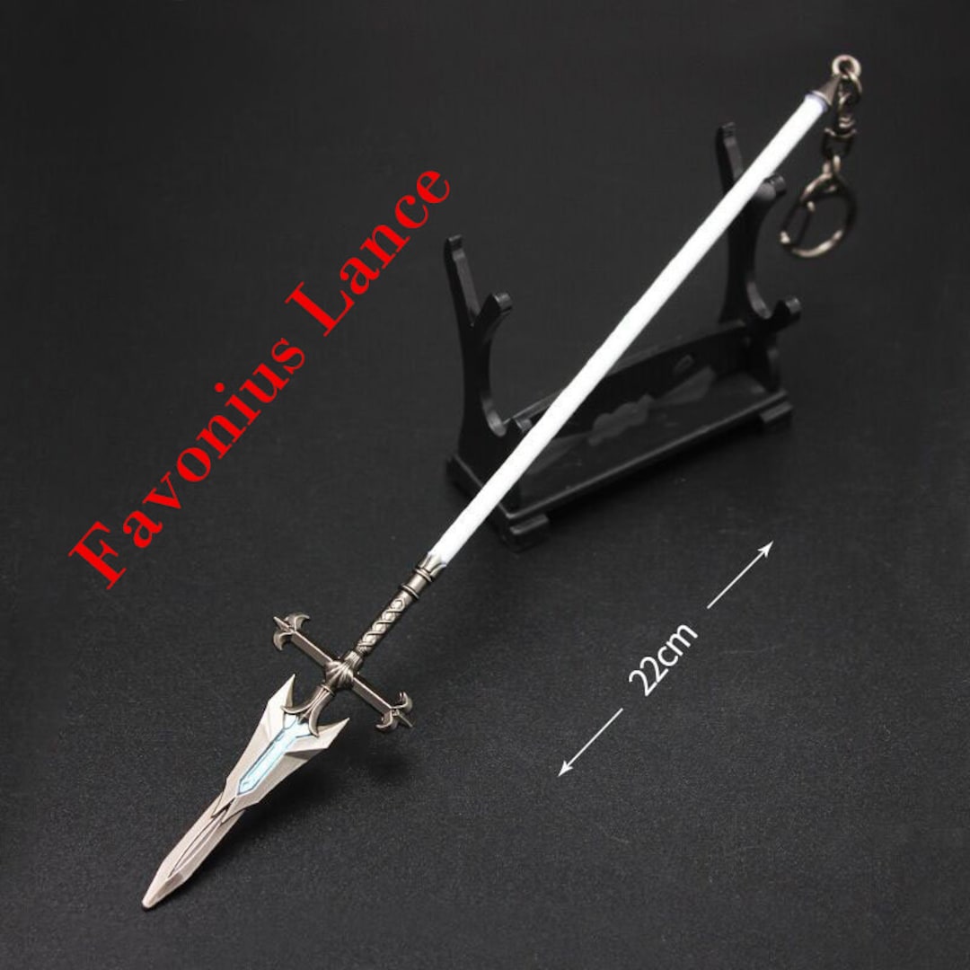 Favonius Lance/genshin Impact Weapon Keychain - Etsy