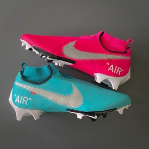 Custom Painted Football Cleats “OFF” - Etsy