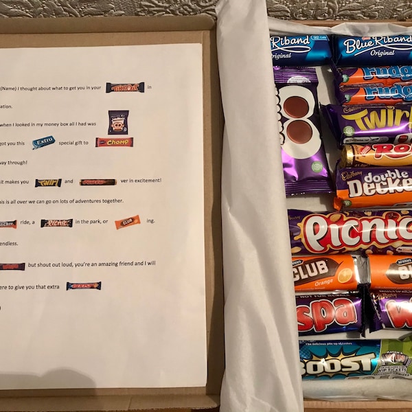 Chocolate Poem - Etsy UK