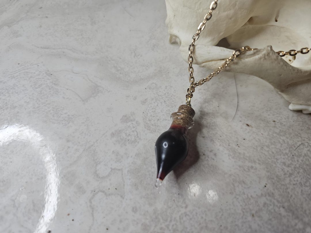 Vampire Blood in Tear Drop Vial - Etsy