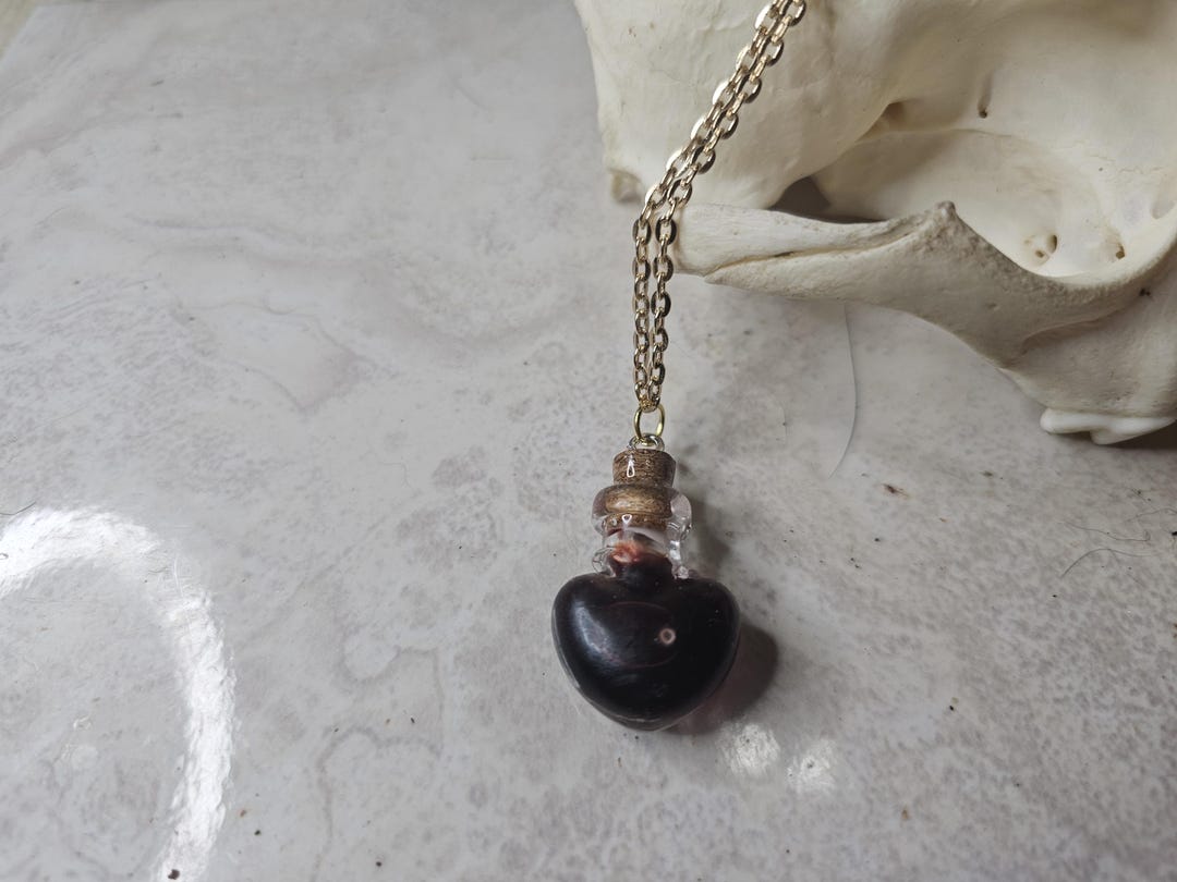 Vampire Blood in Heart Vial - Etsy