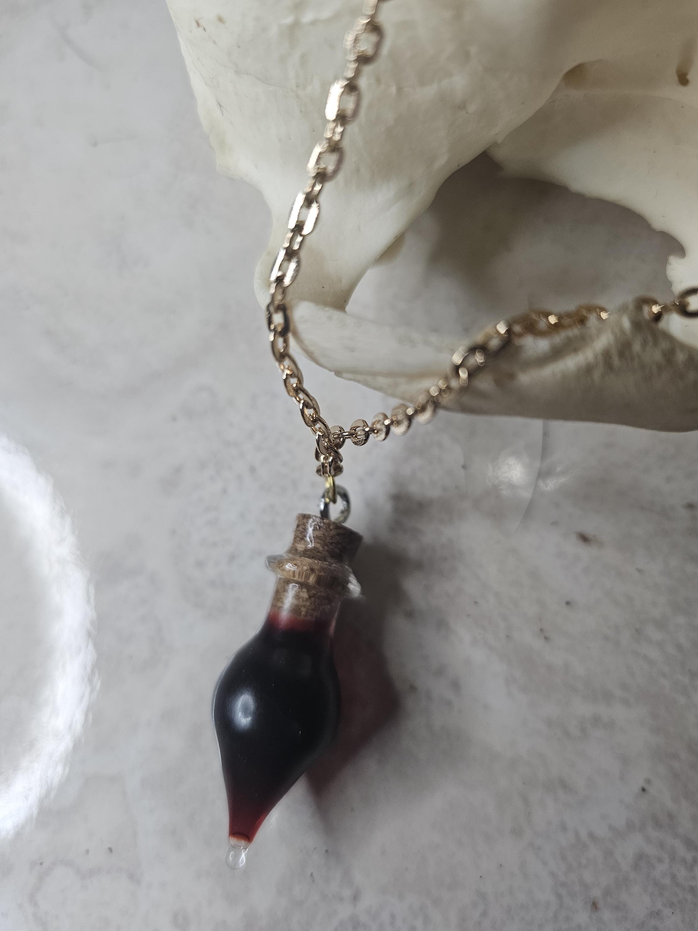 Vampire Blood in Tear Drop Vial - Etsy