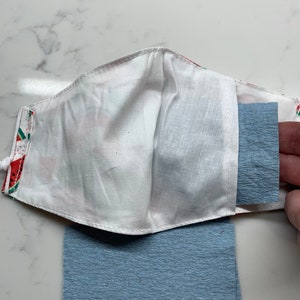 White Watermelon Mask With Filters - Etsy