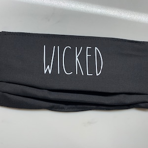 Rae Dunn Inspired Wicked Mask With Filters - Etsy