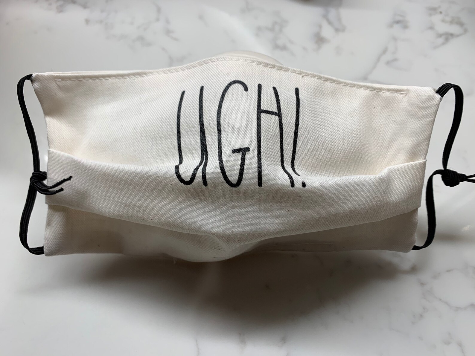 Rae Dunn Inspired Ugh Mask With Filters - Etsy