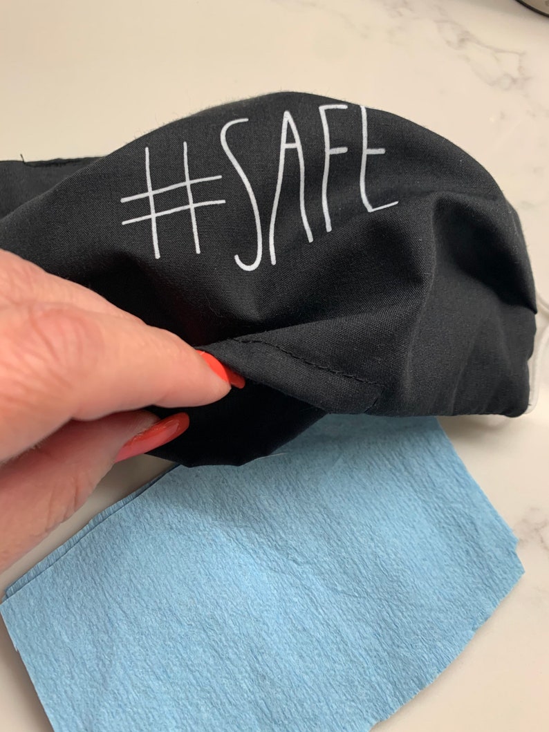 Rae Dunn Inspired #safe Cotton Mask With Filters - Etsy