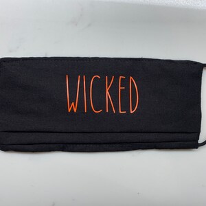 Rae Dunn Inspired Wicked Mask With Filters - Etsy