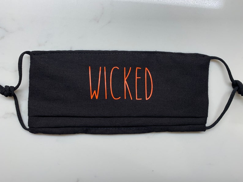 Rae Dunn Inspired Wicked Mask With Filters - Etsy