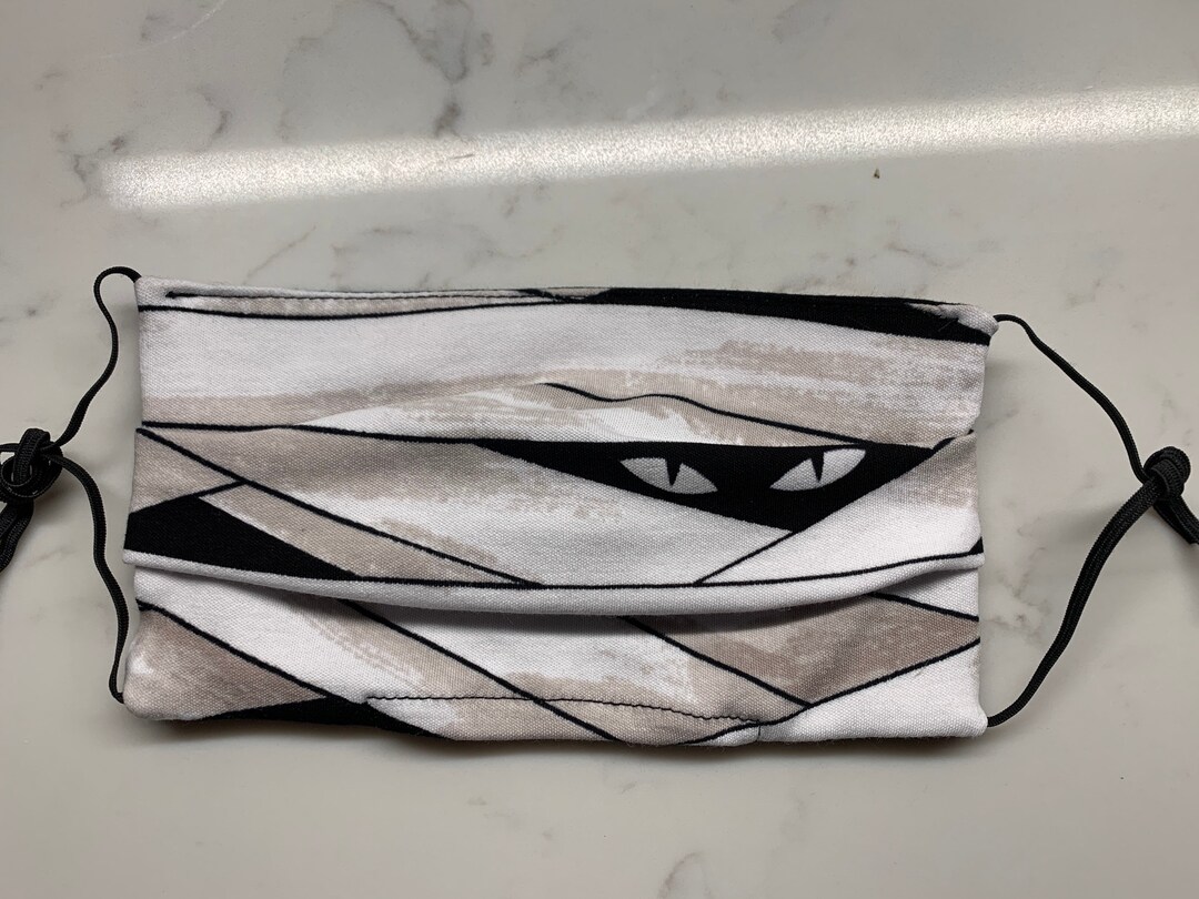 Mummy Face Mask With Filters - Etsy