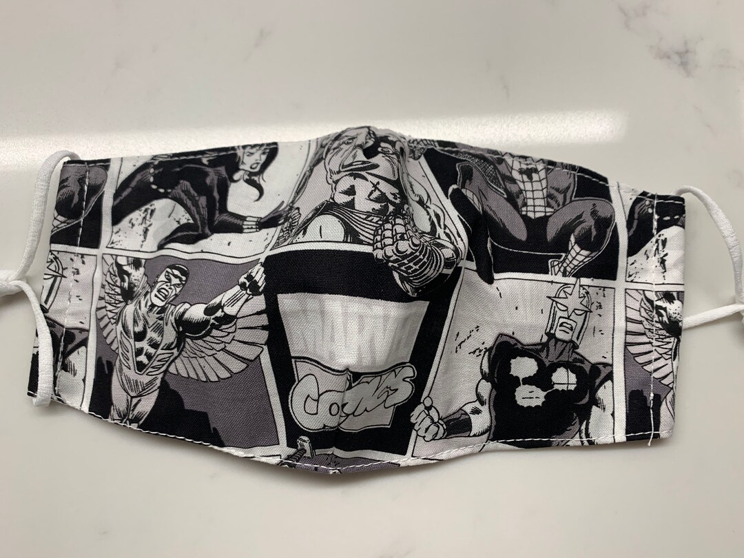 Marvel Comics Mask With Filters - Etsy