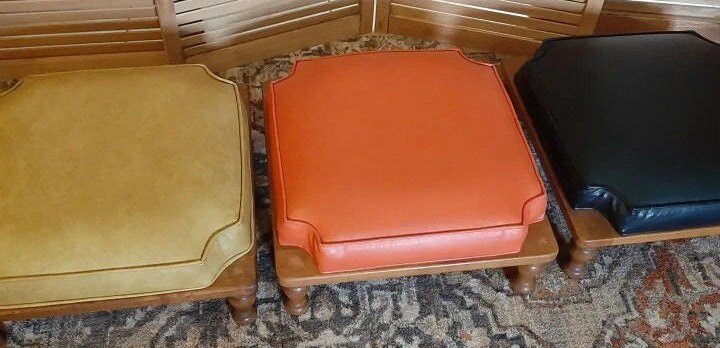 Mid Century Vintage Stack Stools by Ethan Allen - Etsy