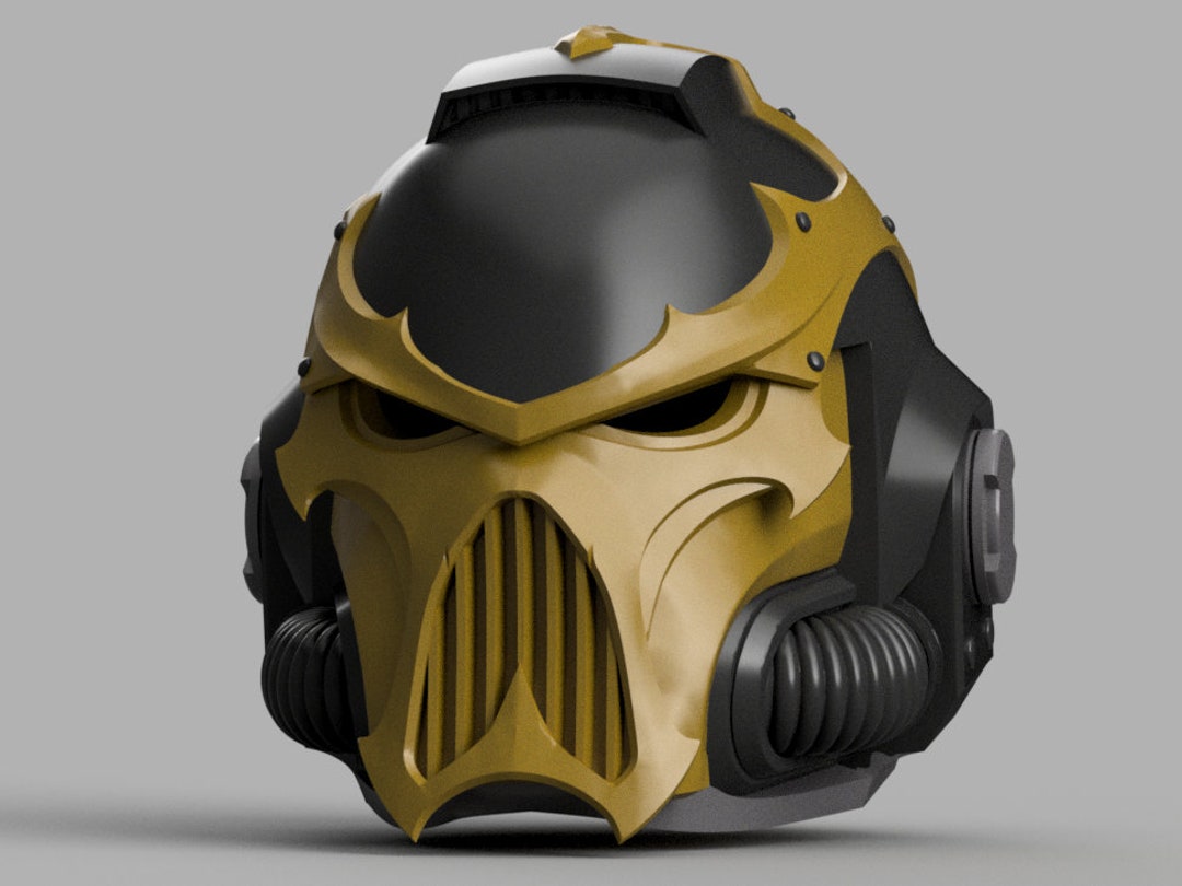 Chaos Space Marine Heretic Primaris Helmet MK X MK 10 Warhammer 40k ...