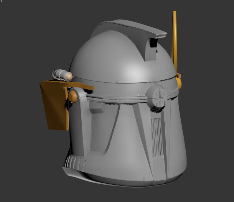 Commander Cody Clone Trooper Helmet Sideshow AOTC Phase 1 Star - Etsy