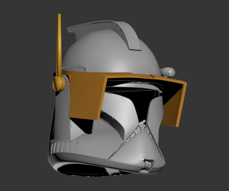 Commander Cody Clone Trooper Helmet Sideshow AOTC Phase 1 Star - Etsy