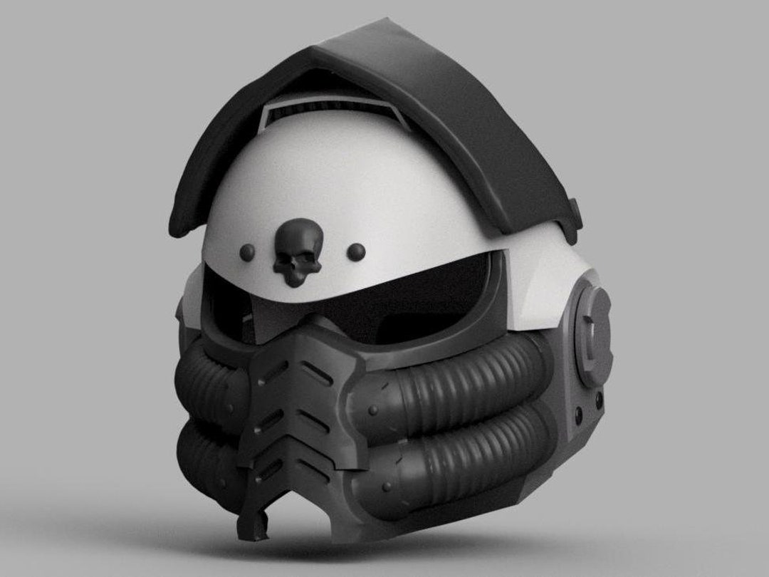 Bulwark V2 Spacemarine Helmet Primaris Astartes MK X MK 10 Wh40k Helmet ...