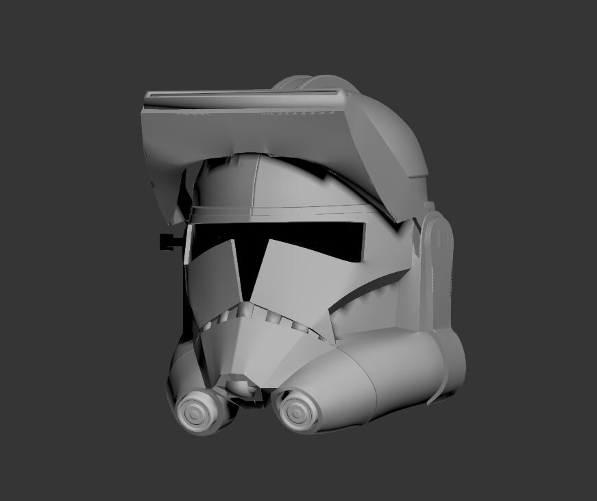 Animated Clone Trooper Helmet TCW Phase 2 Macrobinoculars Specialist ...