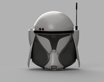 Clone Commander Bacara Phase 2 ROTS Helmet Star Wars Cosplay | Etsy