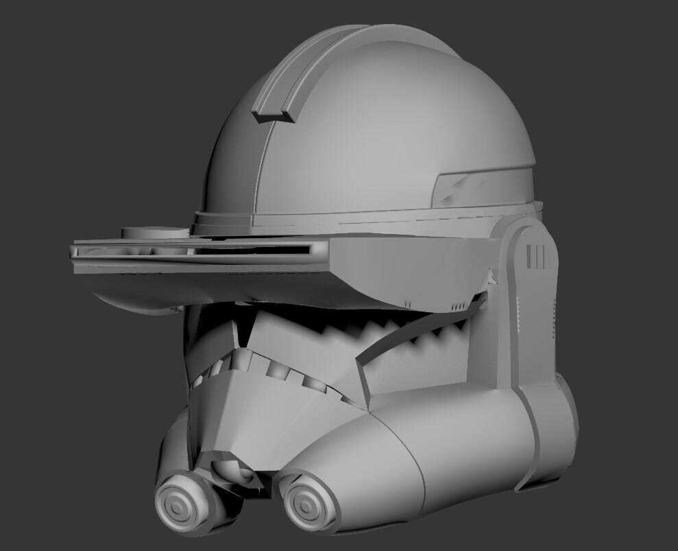 Animated Clone Trooper Helmet TCW Phase 2 Macrobinoculars Specialist ...