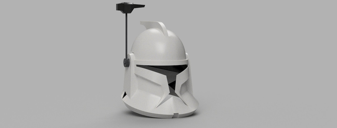 Animated Clone Trooper Captain Rex Officer Sergeant Helmet Phase 1 TCW ...