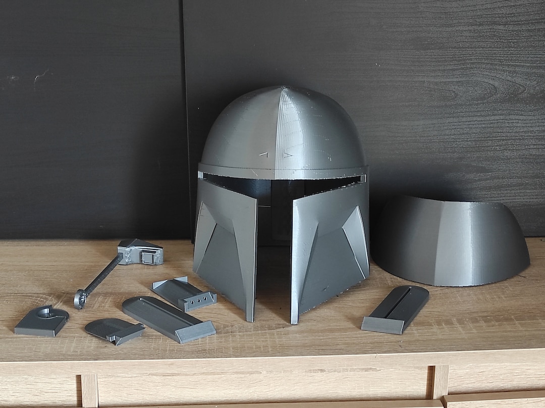 Elite Mandalorian Boba Fett Type Modular Helmet With Anten Radar or ...