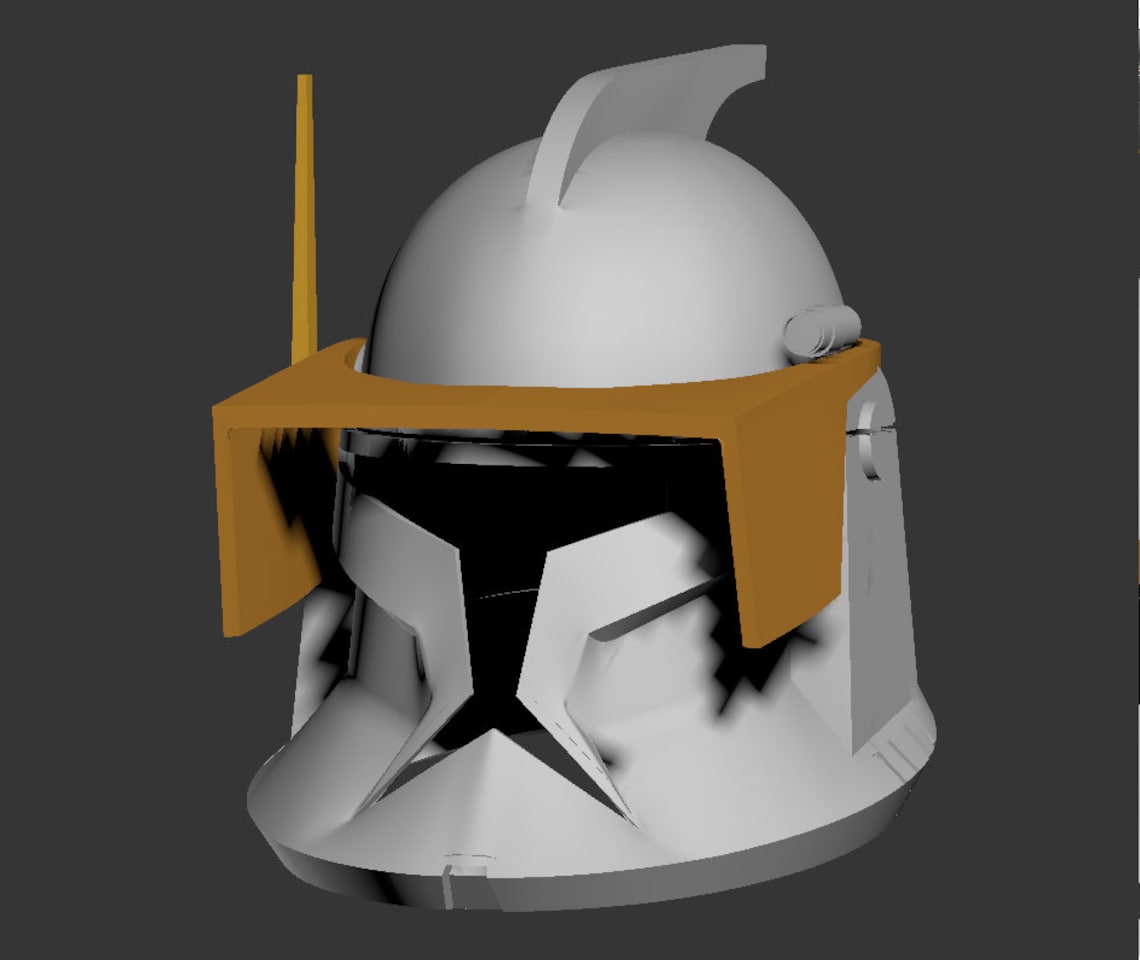 Commander Cody Clone Trooper Helmet Phase 1 TCW Animated Star | Etsy