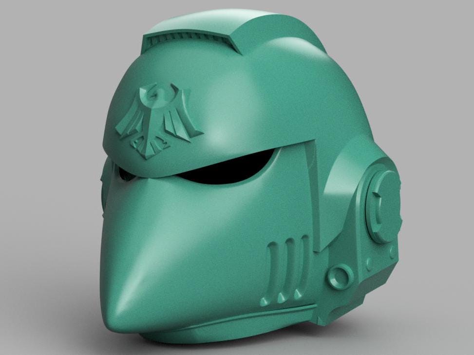 Beakie Corvus Raven Guard Primaris Astarters Spacemarine Helmet MK X MK ...