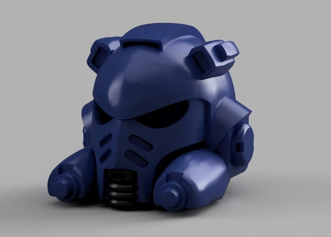 Blood Angel Heavy Space Marine Helmet MK X MK 10 Warhammer 40k Helmet ...