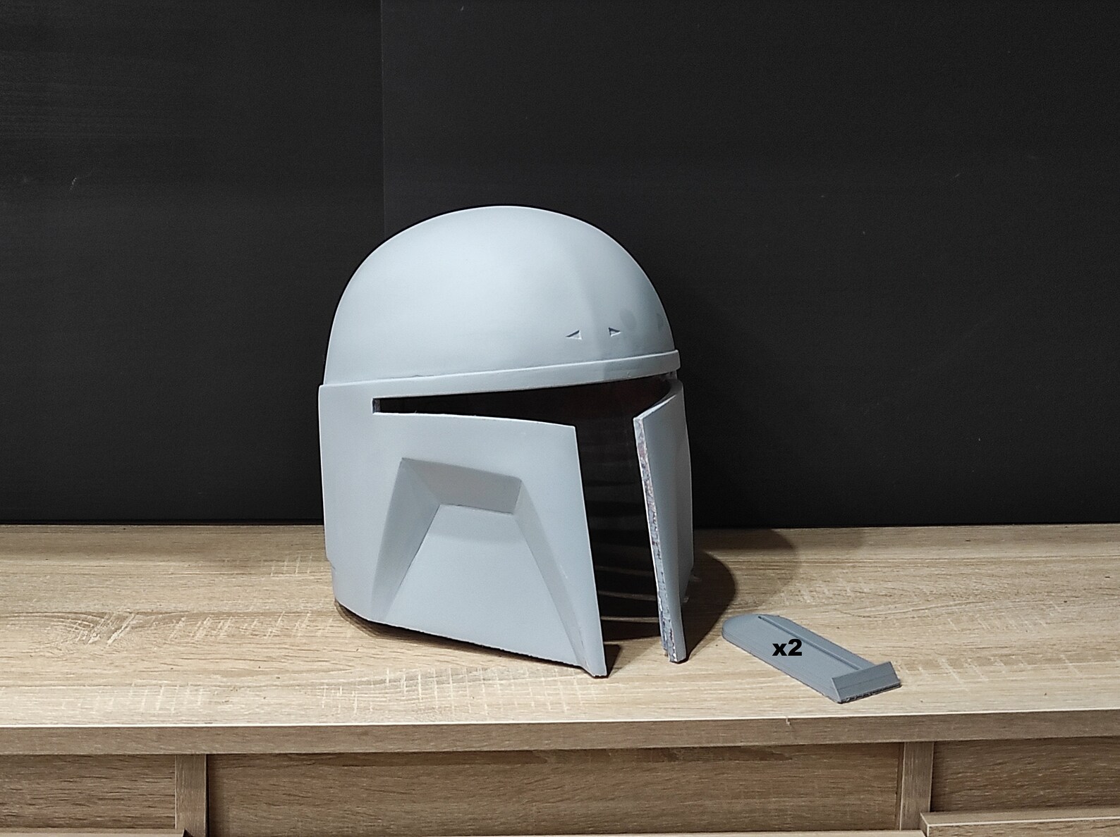 Primered and Sanded Boba Fett Type Modular Helmet With Dual - Etsy