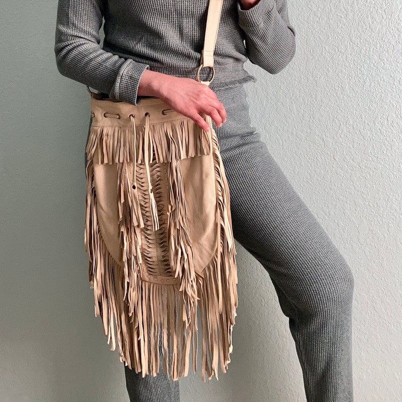 Boho Leather Bag - Etsy