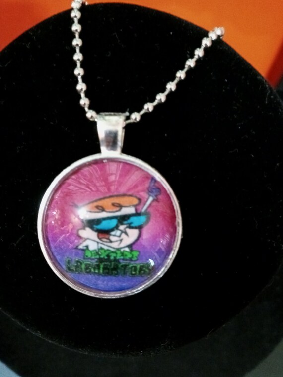 1 Inch Dexter's Laboratory Cartoon Pendant on 24 Inch | Etsy