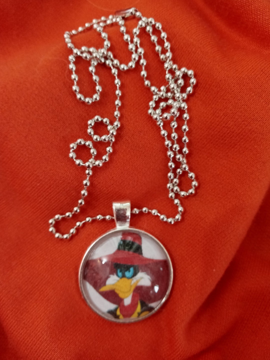 1 Inch Nega Duck Darkwing Duck Cartoon Glass Cabochon Pendant on 24 ...