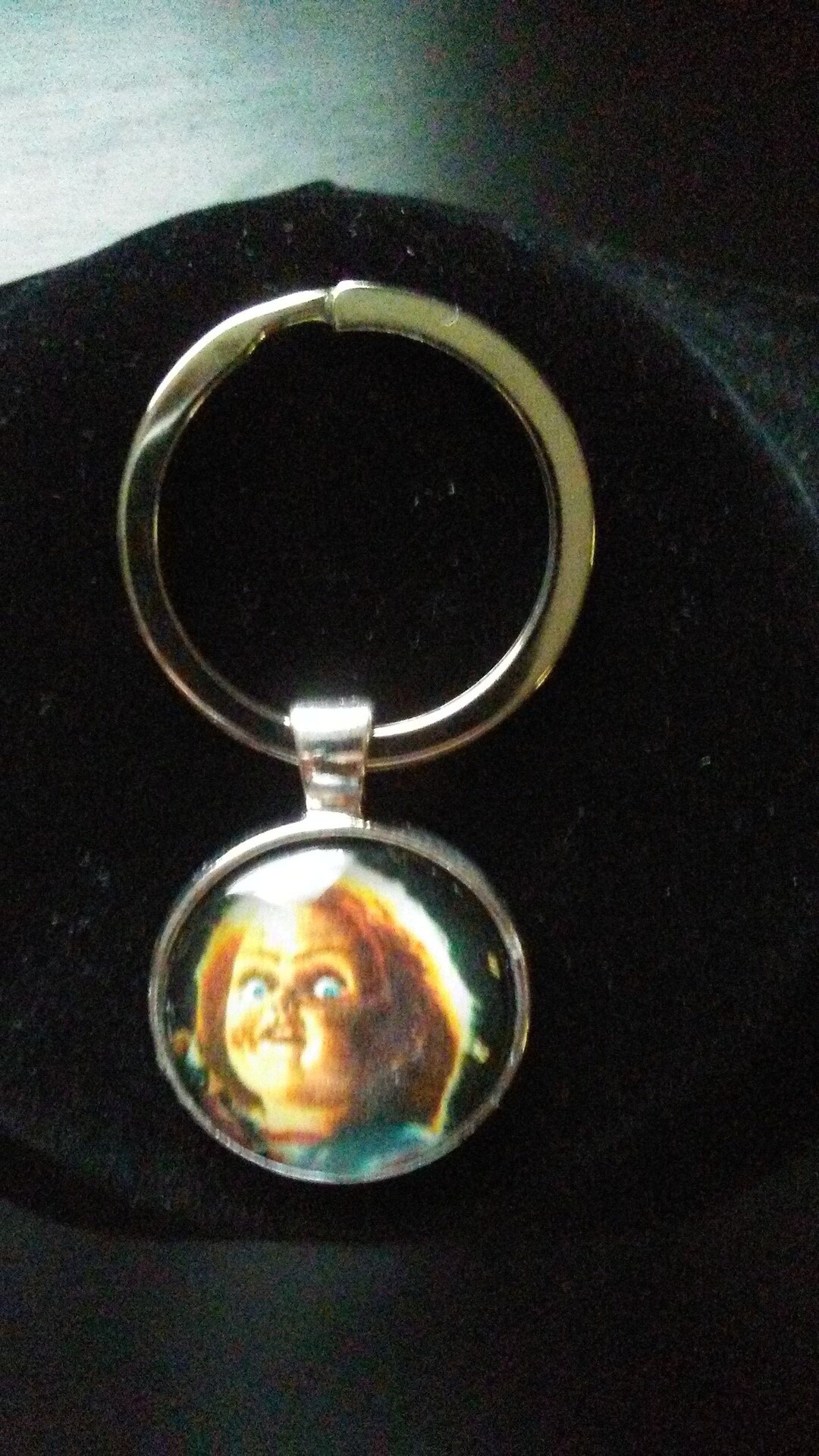 1 Inch Chucky Child's Play Good Guy Doll Horror Movie Pendant Key Chain ...