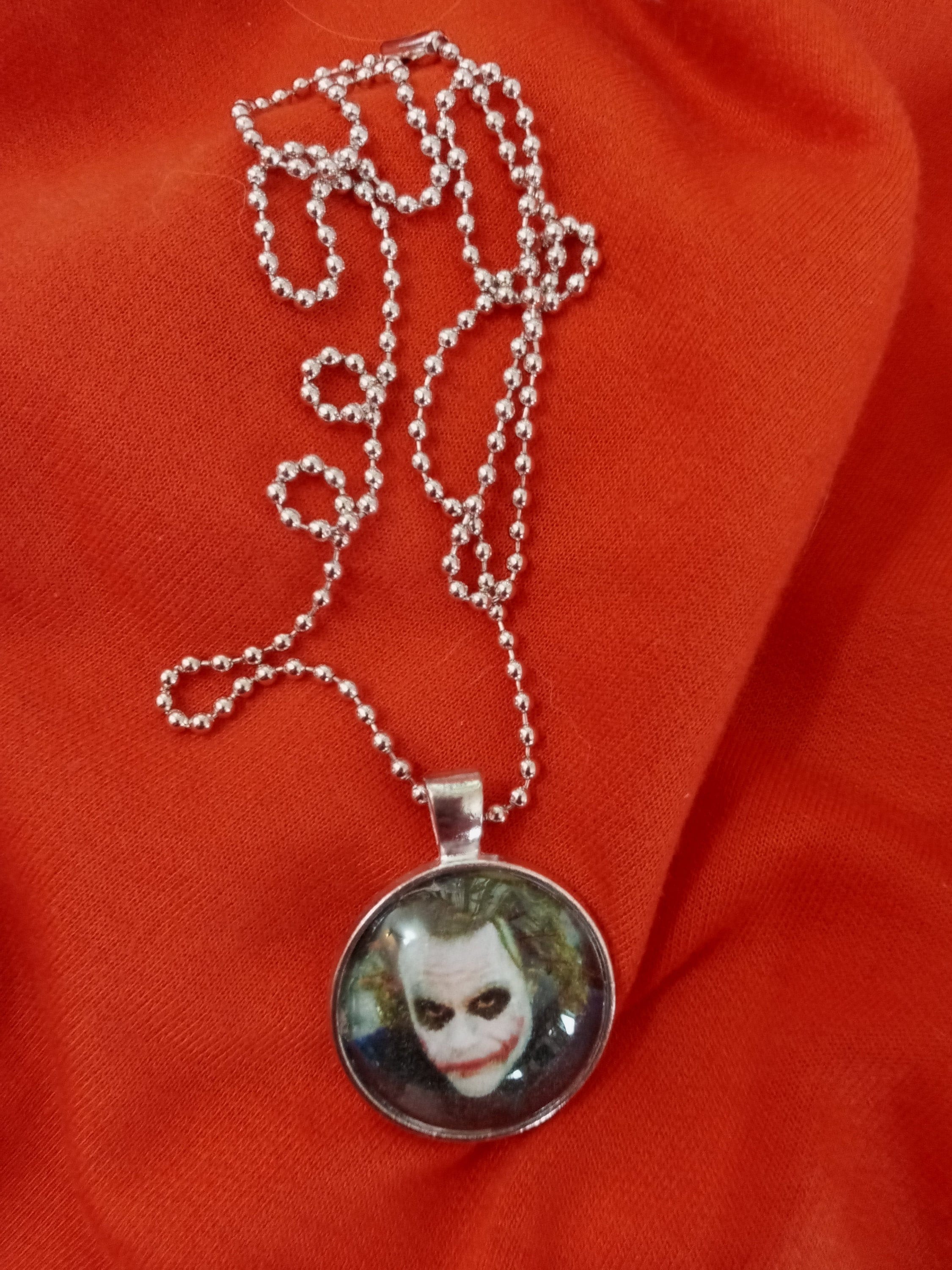 1 Inch Heath Ledger Joker the Dark Knight Glass Cabochon Pendant ...
