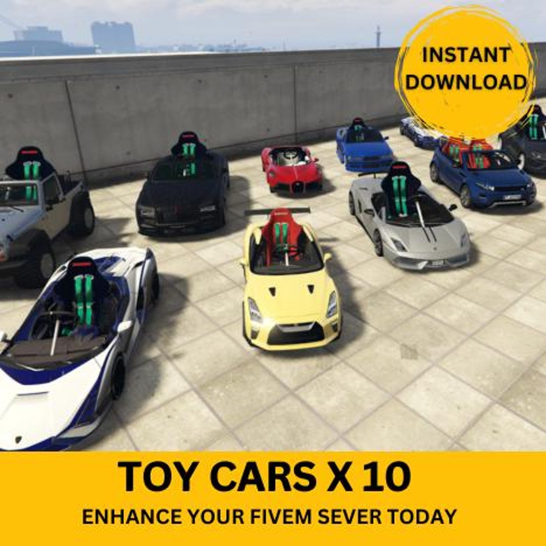 Fivem TOY CAR Pack Enhance Your Server Today Digital Download Instant ...