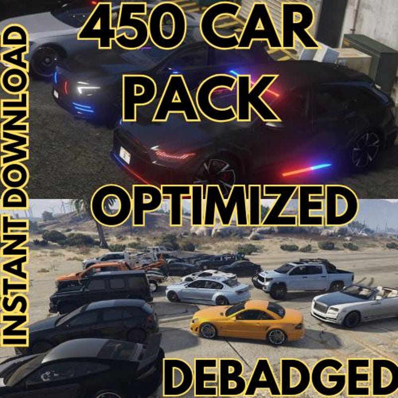 Debadged Fivem Car Packs - Etsy