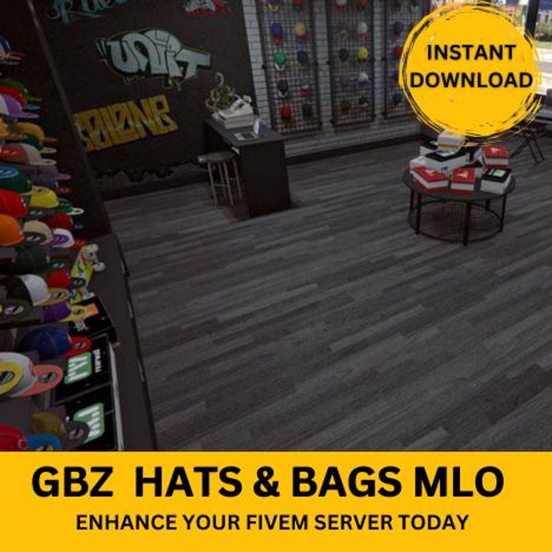 Fivem MLO HATS and BAG Pack Enhance Your Server Today Digital Download ...