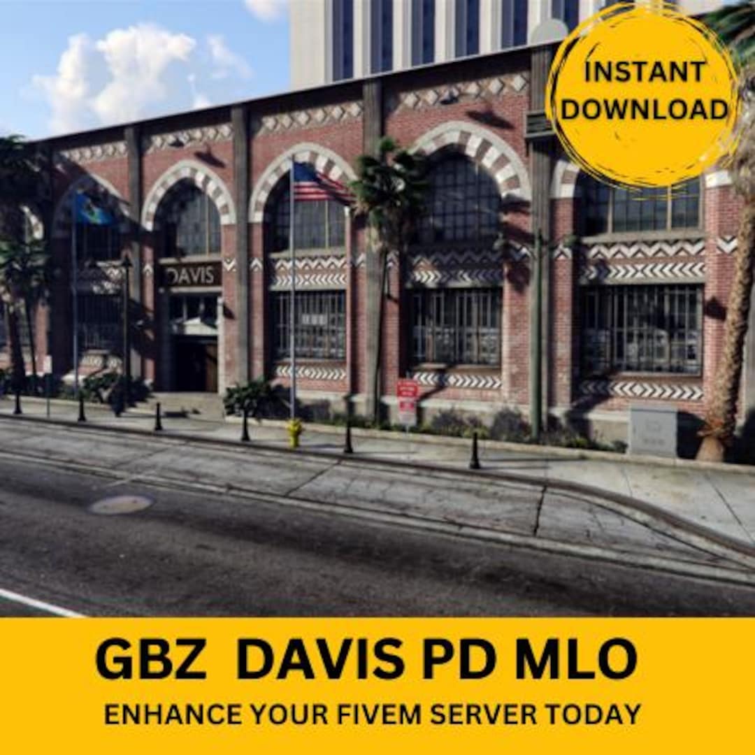 Fivem MLO DAVIS PD Pack Enhance Your Server Today Digital Download ...